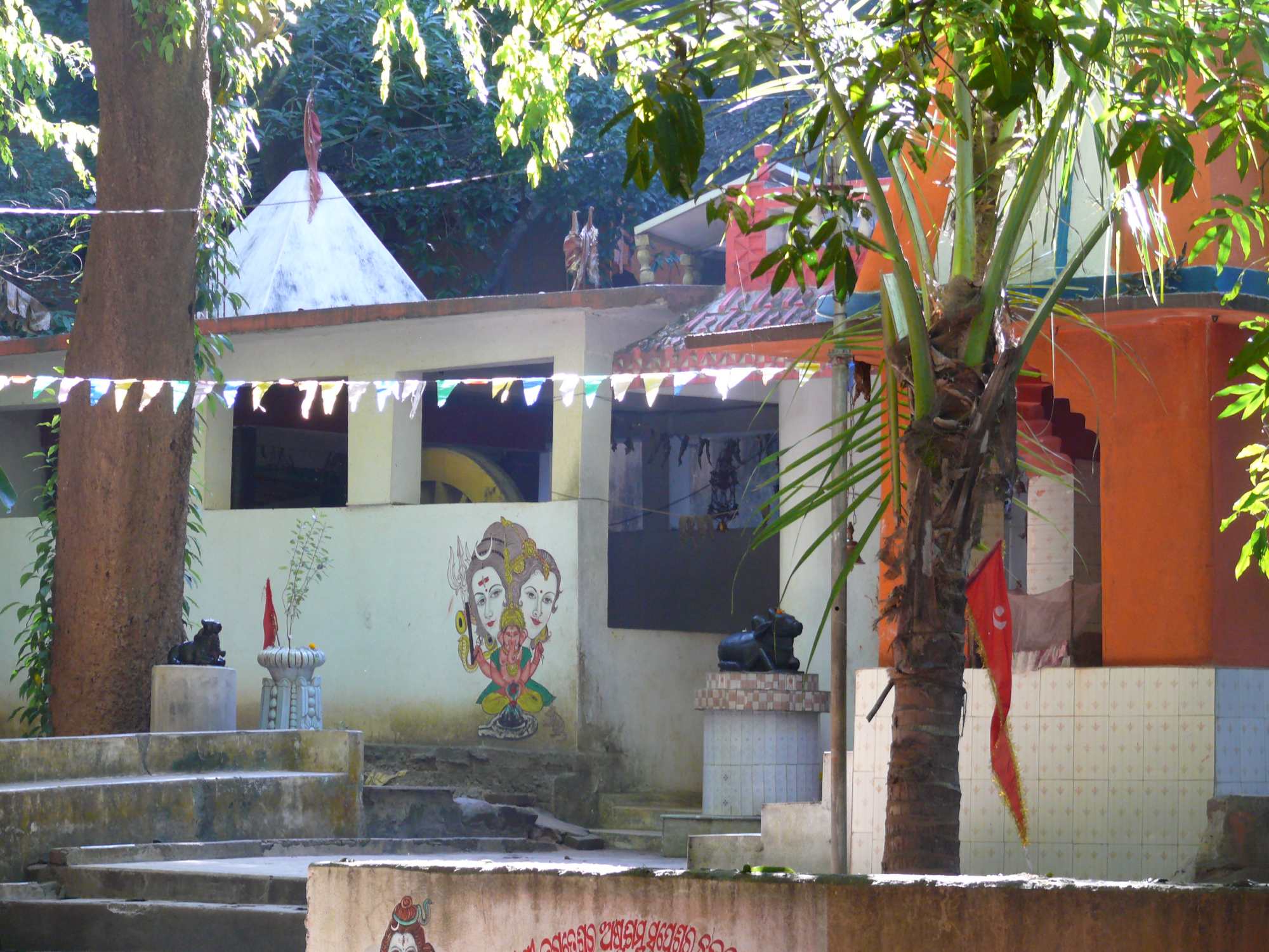 Chakratirtha Ashram and Waterfall