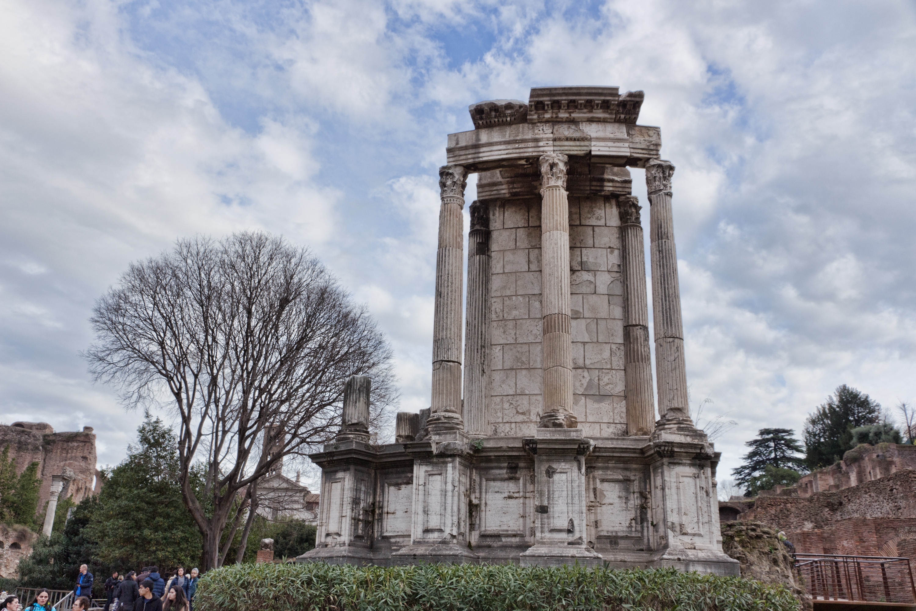 Temple of Vesta (Latin: Aedes Vestae) - Rome