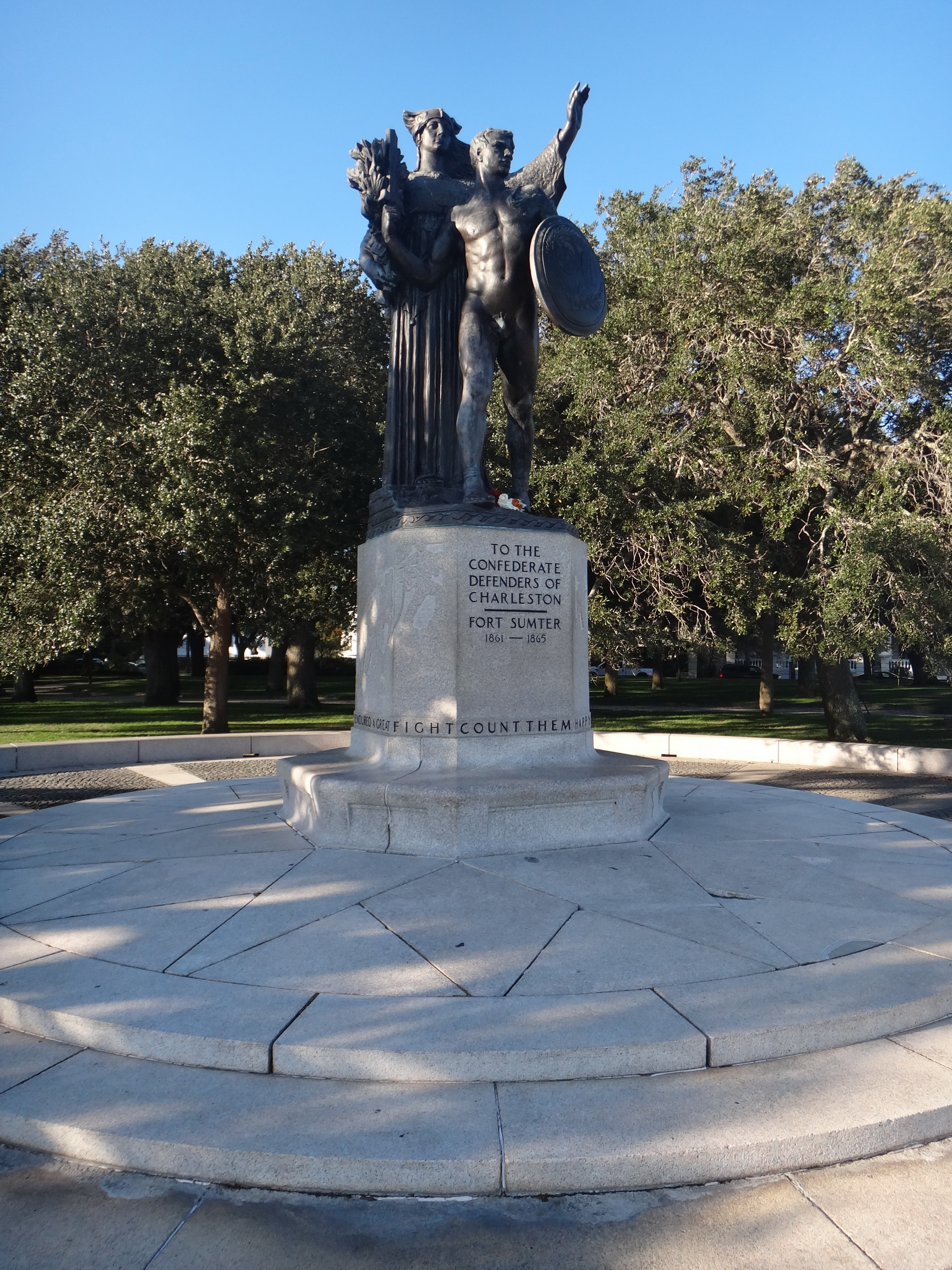 Confederate Memorial at White Point (SC, USA) - Charleston, South Carolina