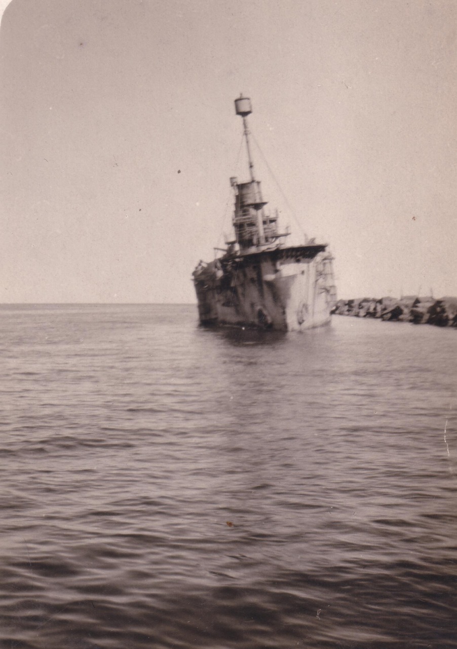 Crash site of Gromoboi cruiser