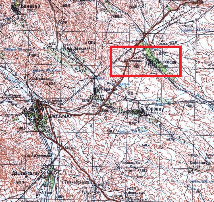 Daşkesen Tepesi, 602, mt.