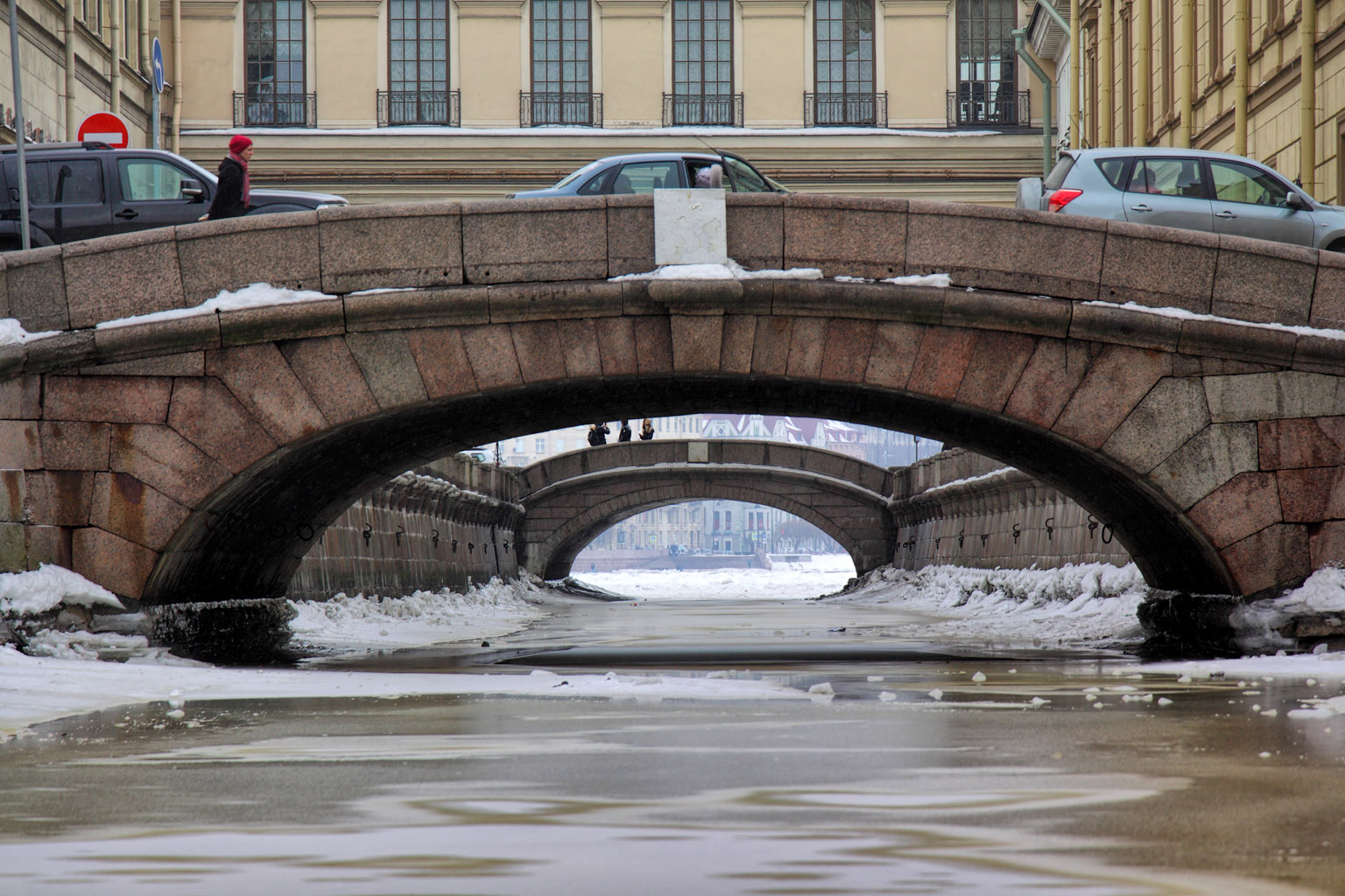 First Winter Bridge - Saint Petersburg