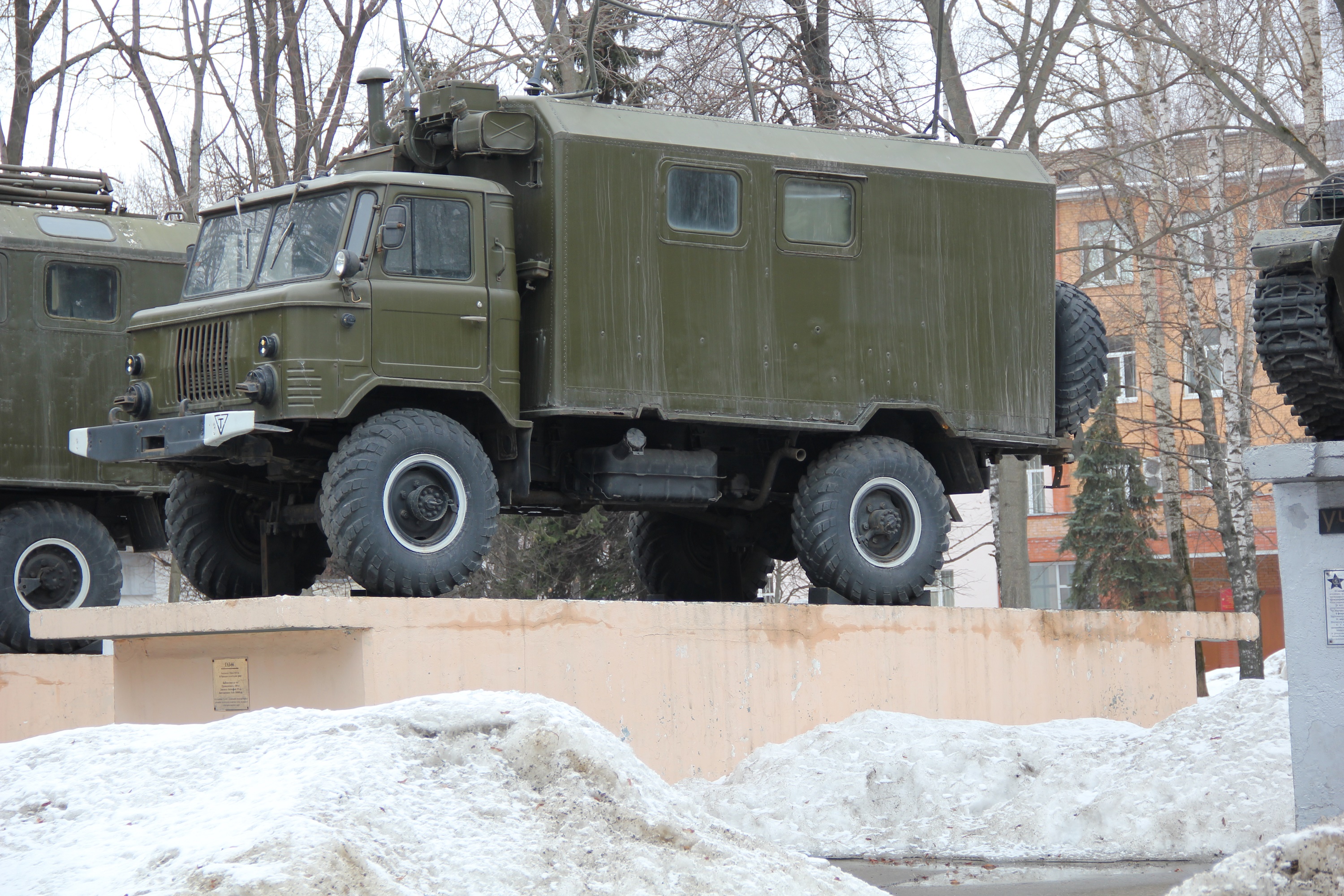 Mobile HQ based on shassis GAZ-66 military truck - Bronnitsy