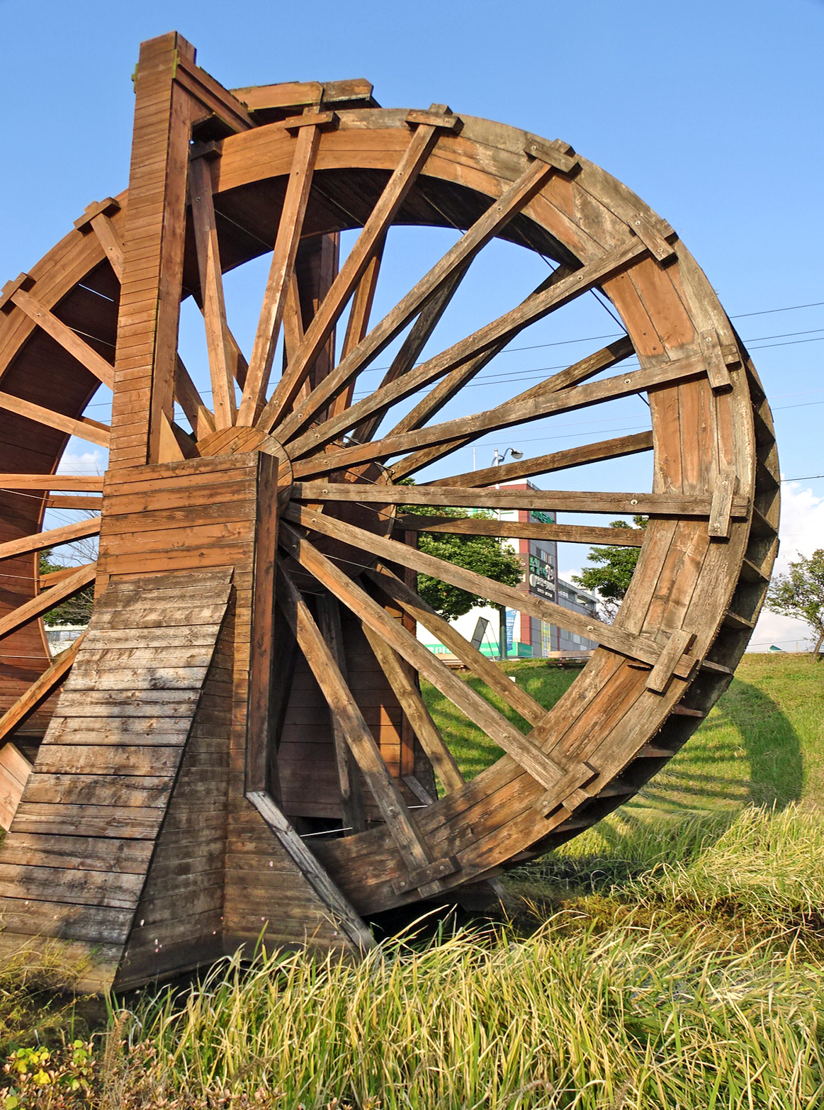 Jangheung Waterside Park Water Mills - Jangheung-eup
