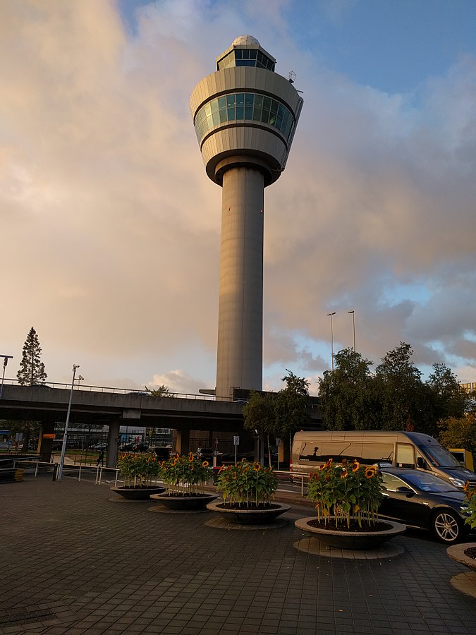 Amsterdam Airport Schiphol Air Traffic Control Tower