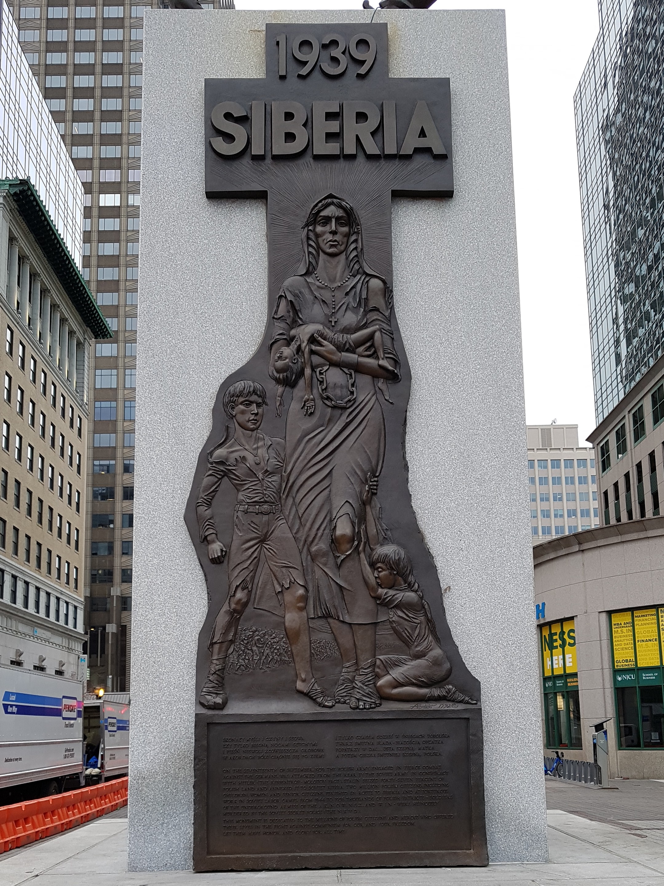 Katyn memorial - Jersey City, New Jersey