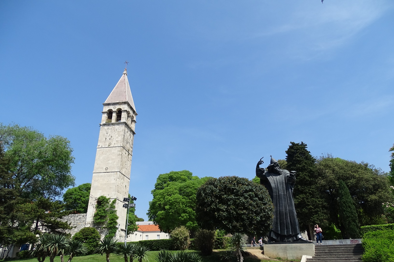 The bell tower and the Chapel of Holy Arnir - Split