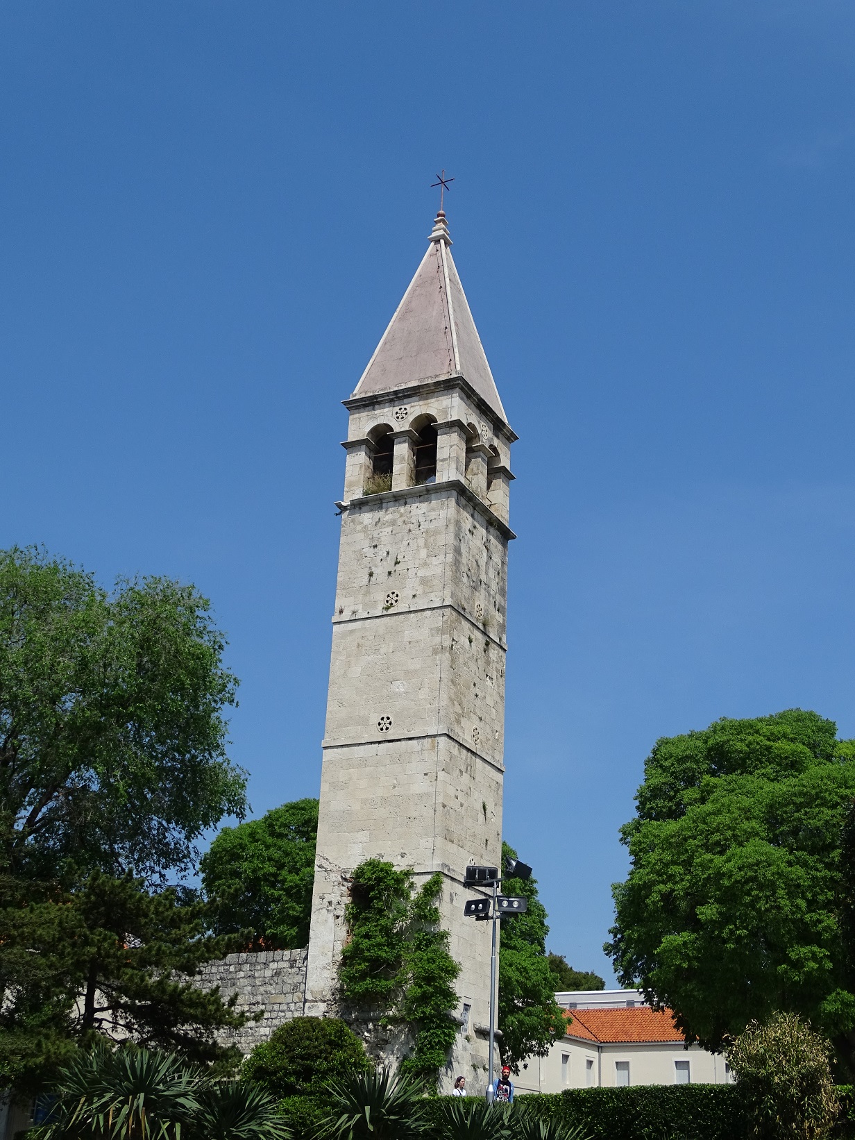 The bell tower and the Chapel of Holy Arnir - Split