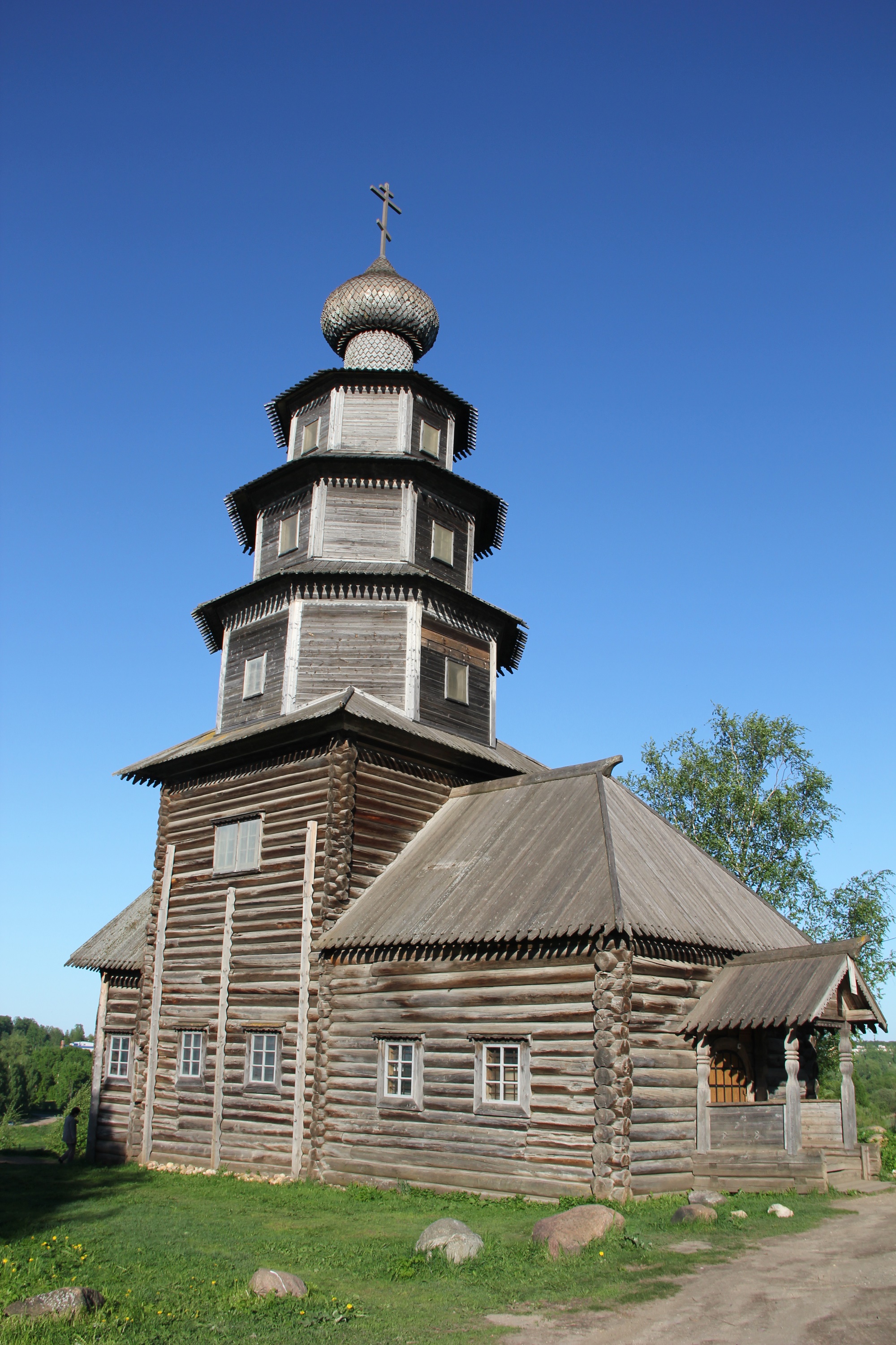 Church of Icon of Theotokos of Tikhvin - Torzhok | wooden, listed ...
