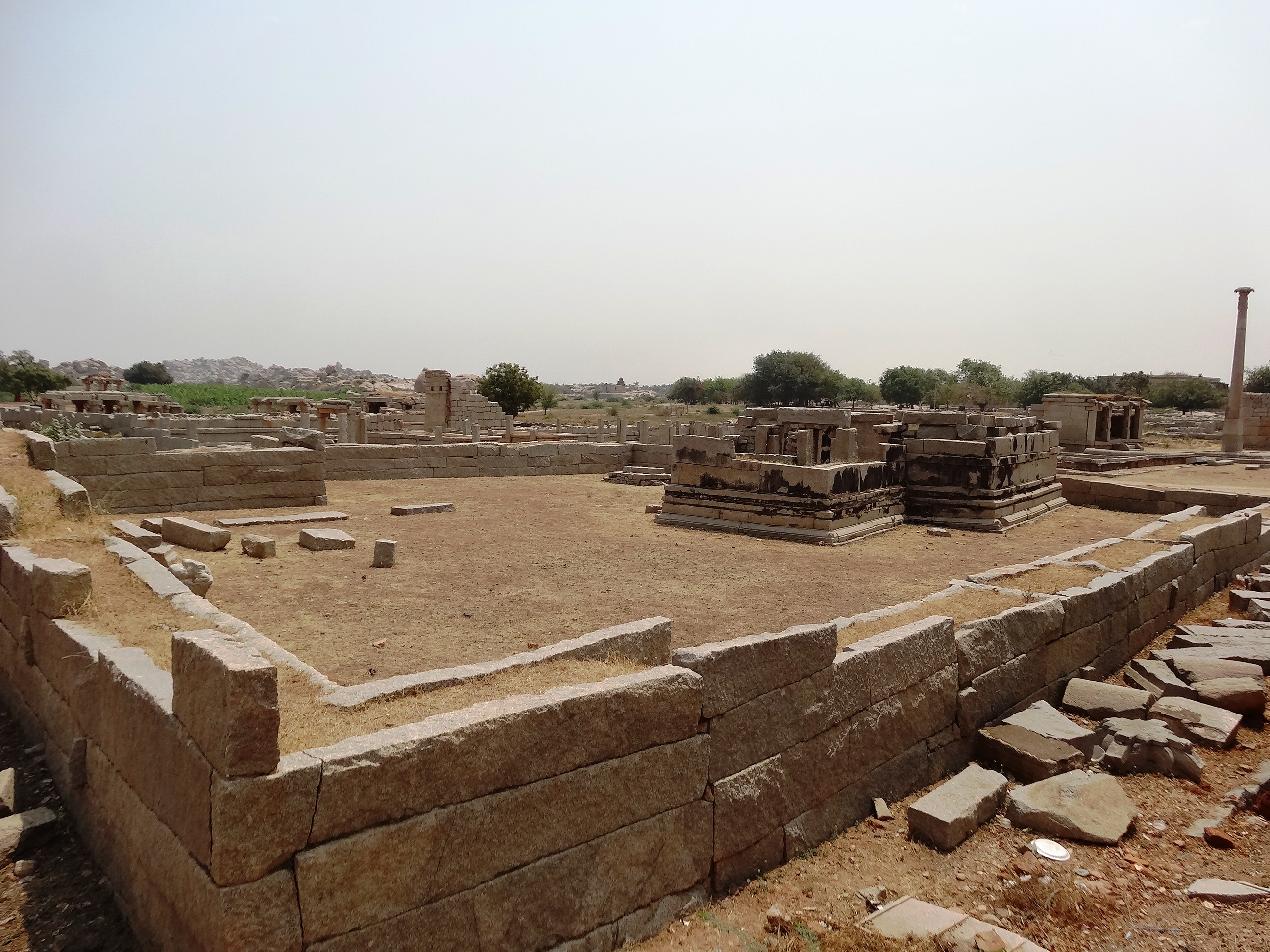 Relics of Ruined Temple - Hampi