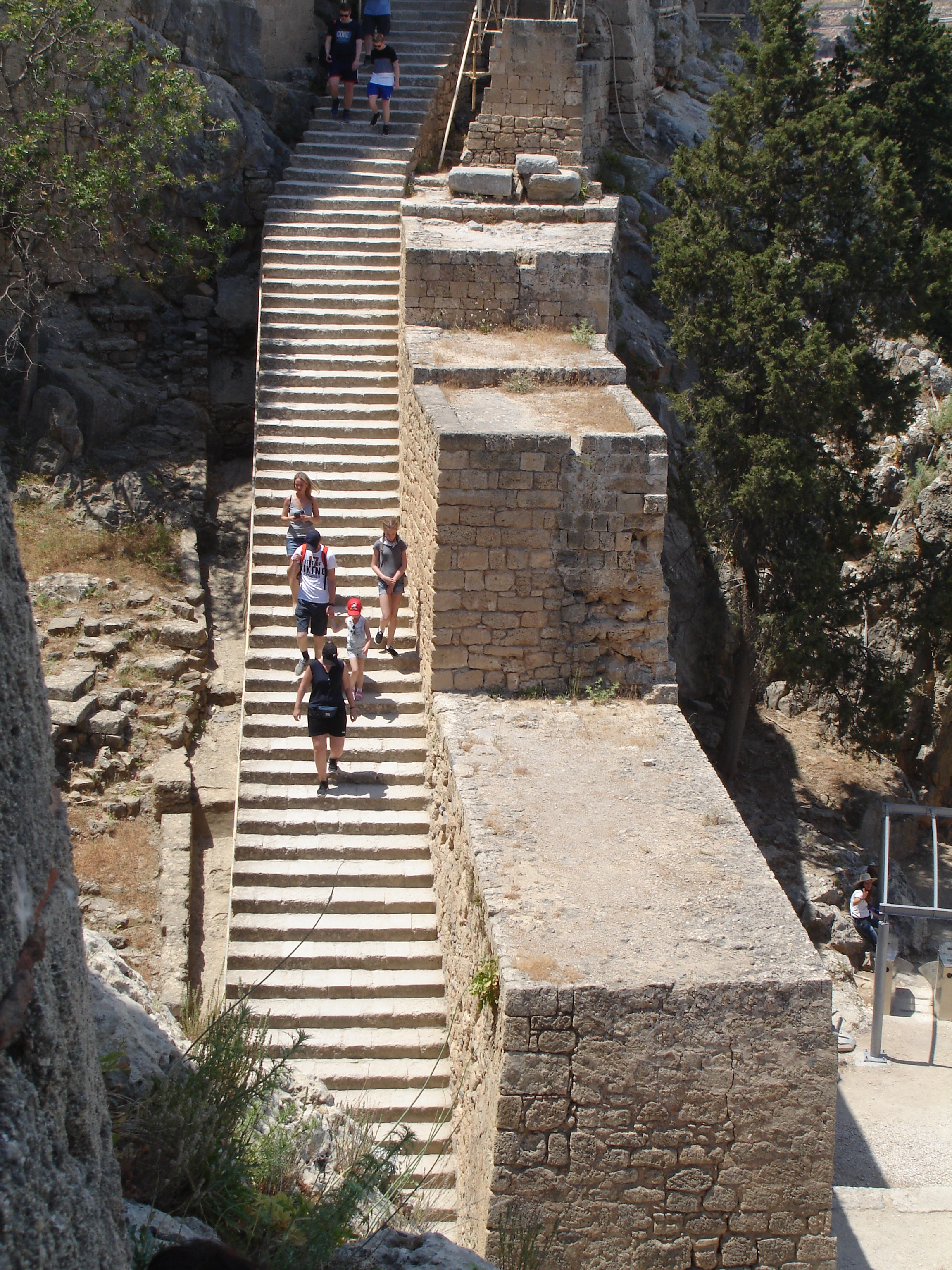 Medieval stairway - Lindos