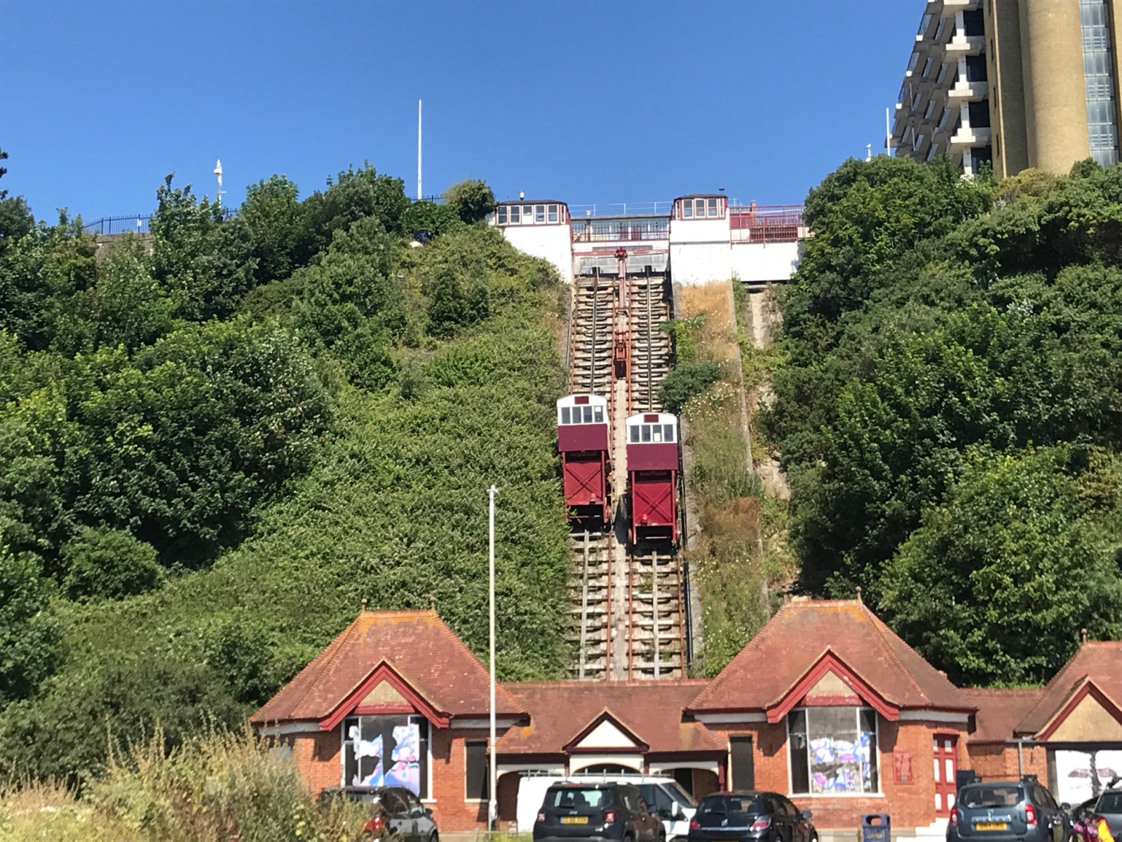 Folkestone Leas Funicular (cliff) railway