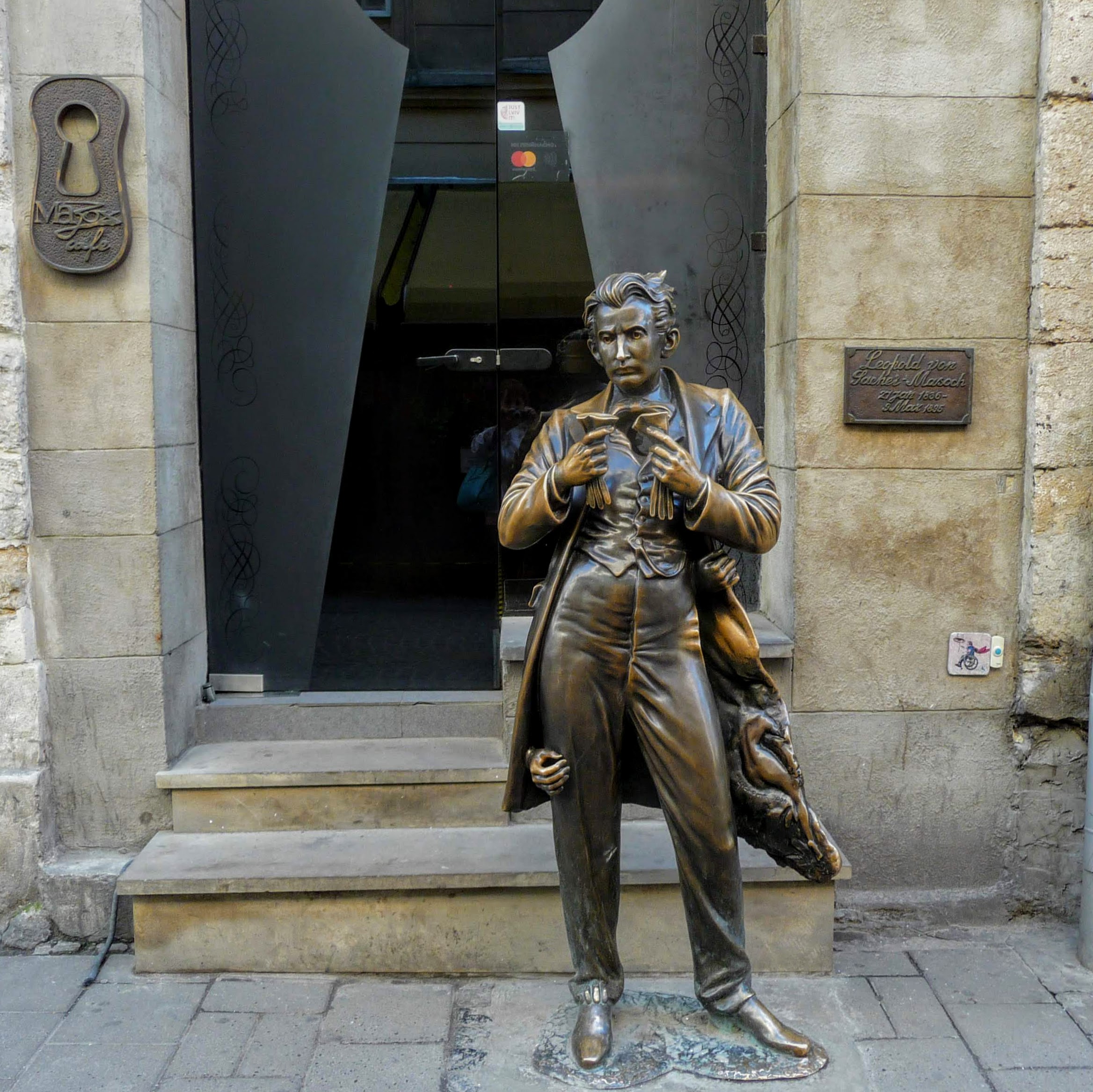Monument to Leopold von Sacher-Masoch - Lviv