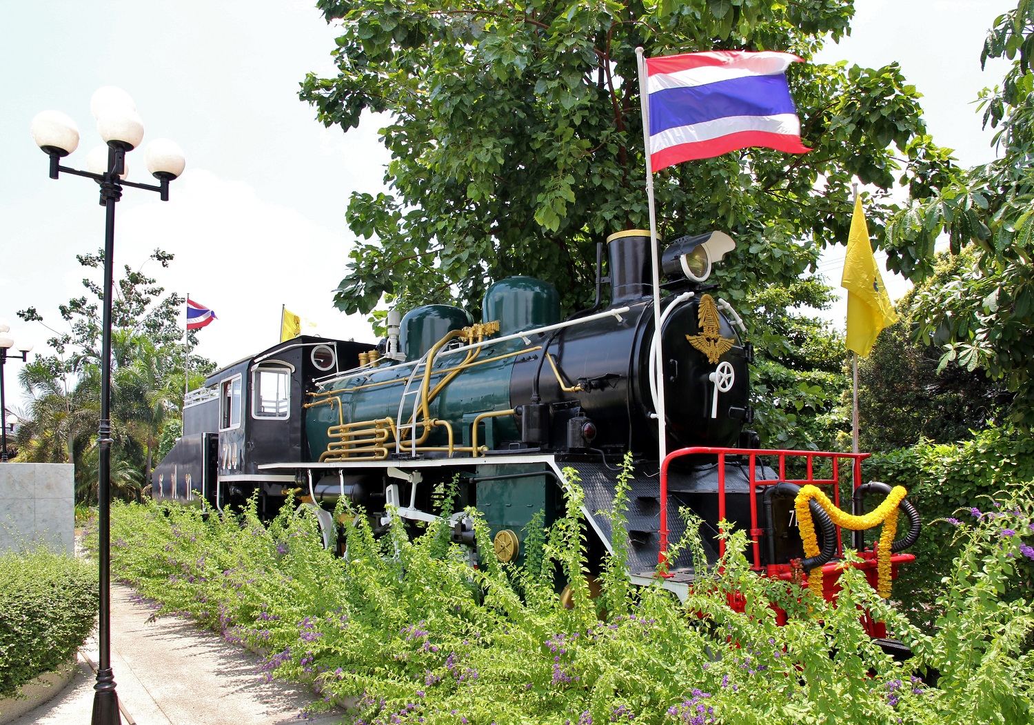 JNR class C56 Steam locomotive monument