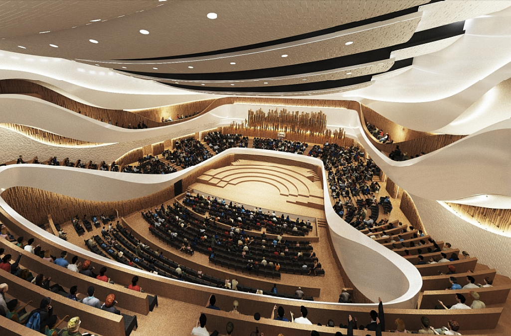 Moscow concert hall "Zaryadye" - Moscow