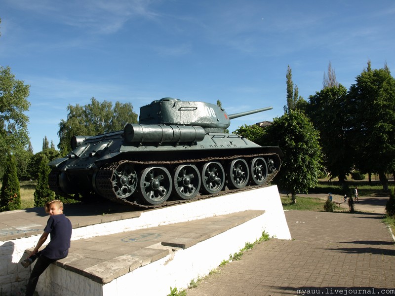 T-34-85 battle tank (WW2) - Baltiysk