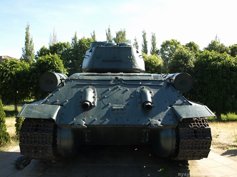 T-34-85 battle tank (WW2) - Baltiysk