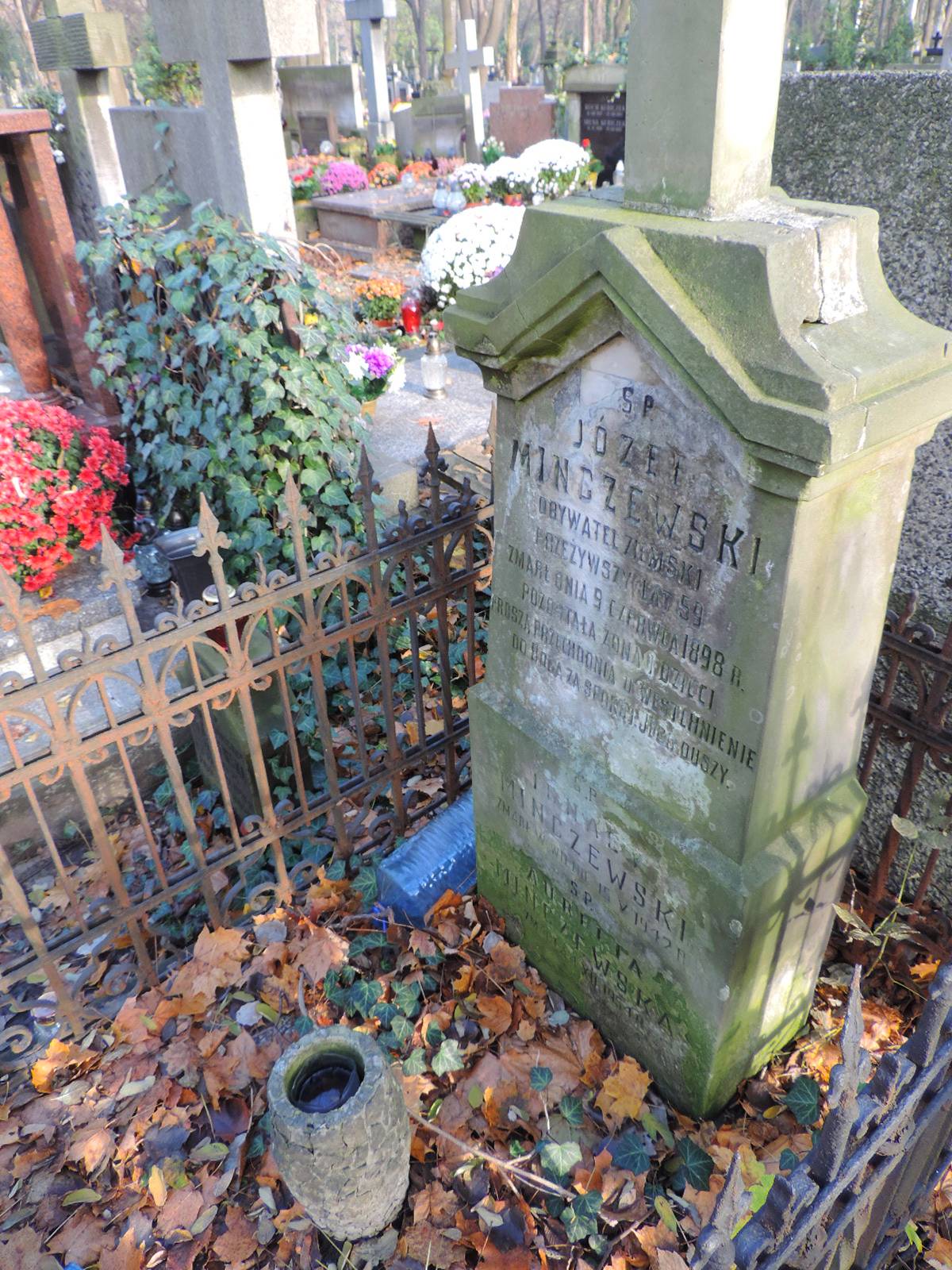 The grave of Józef Minczewski - Warsaw