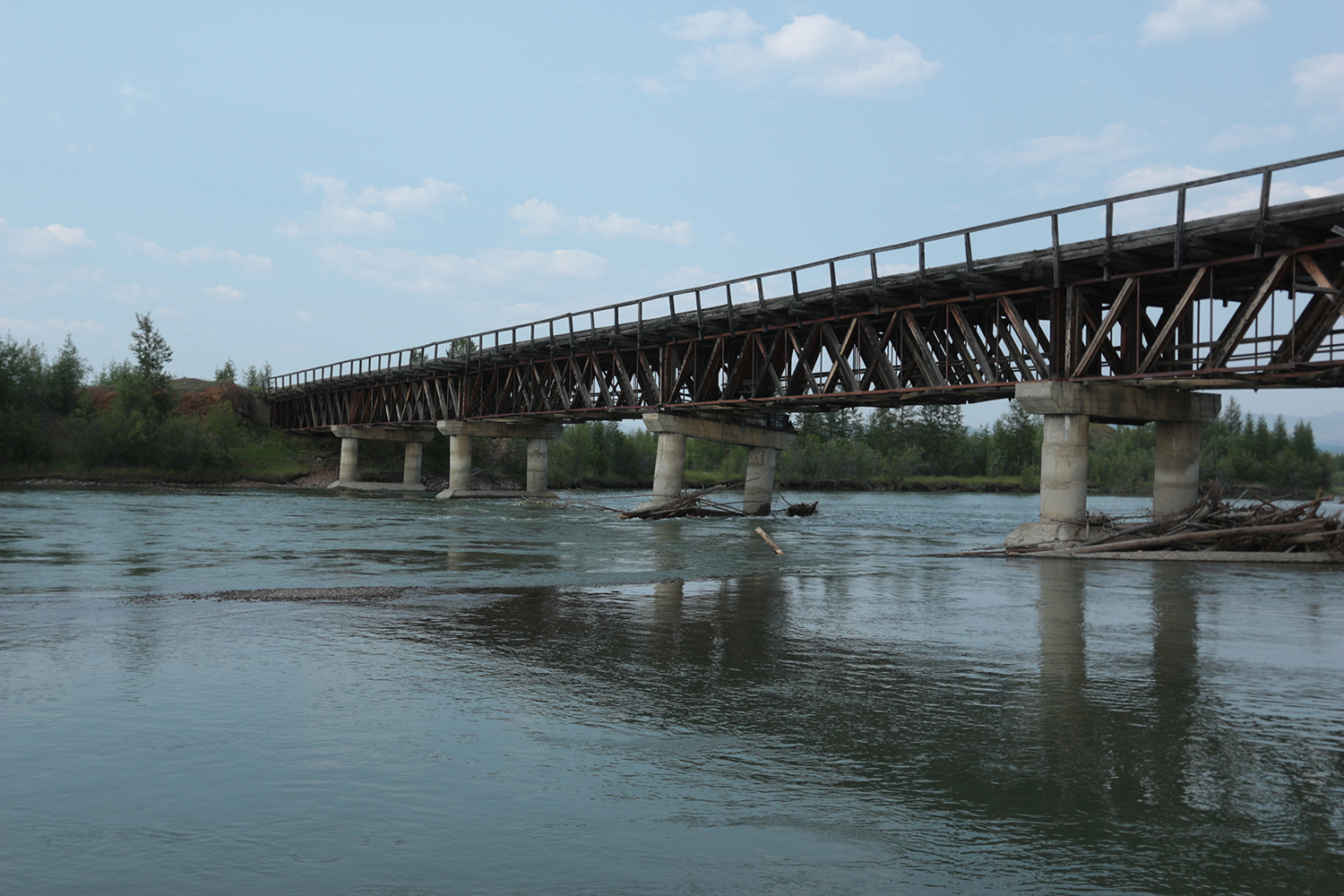 The Bridge over Indigirka river | road bridge