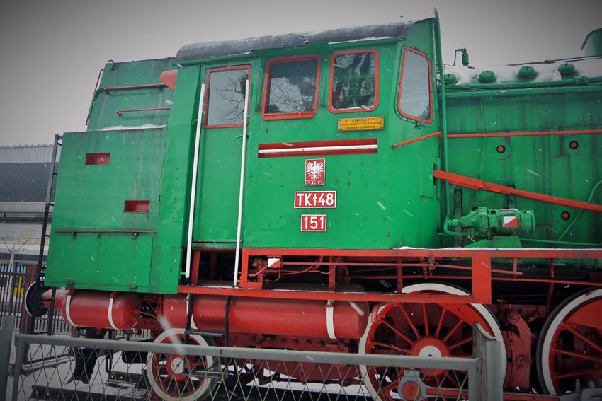 Parowóz Tkt48-151 (pomnik) - Częstochowa