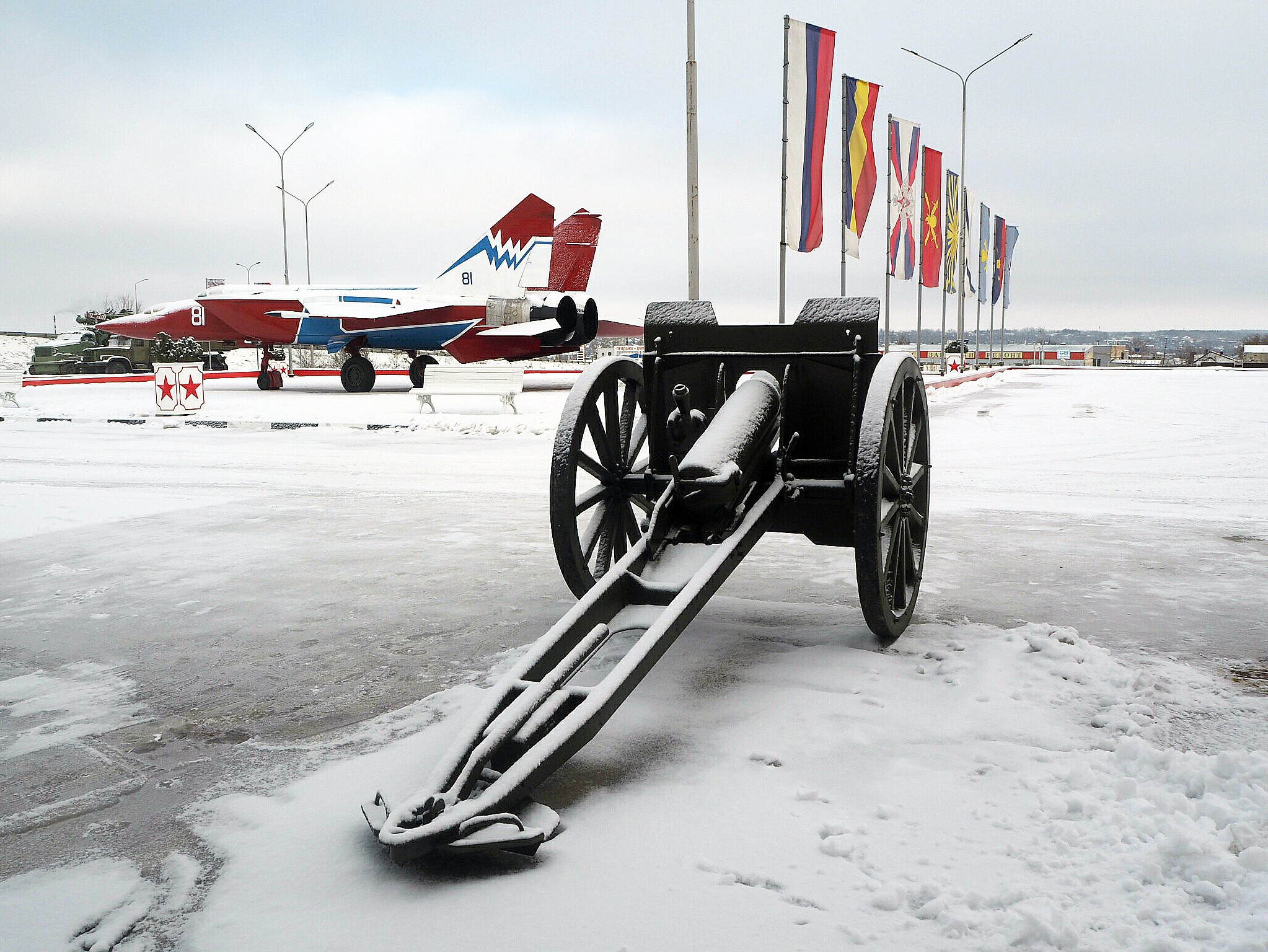 76 mm regimental gun M1927 - Kamensk-Shakhtinsky