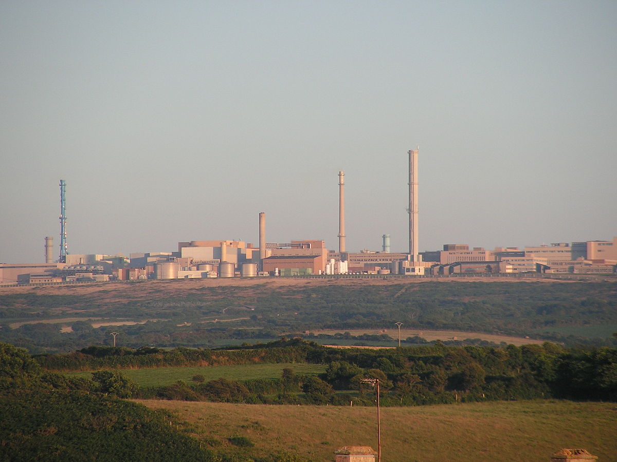 La Hague Areva Nuclear reprocessing plant