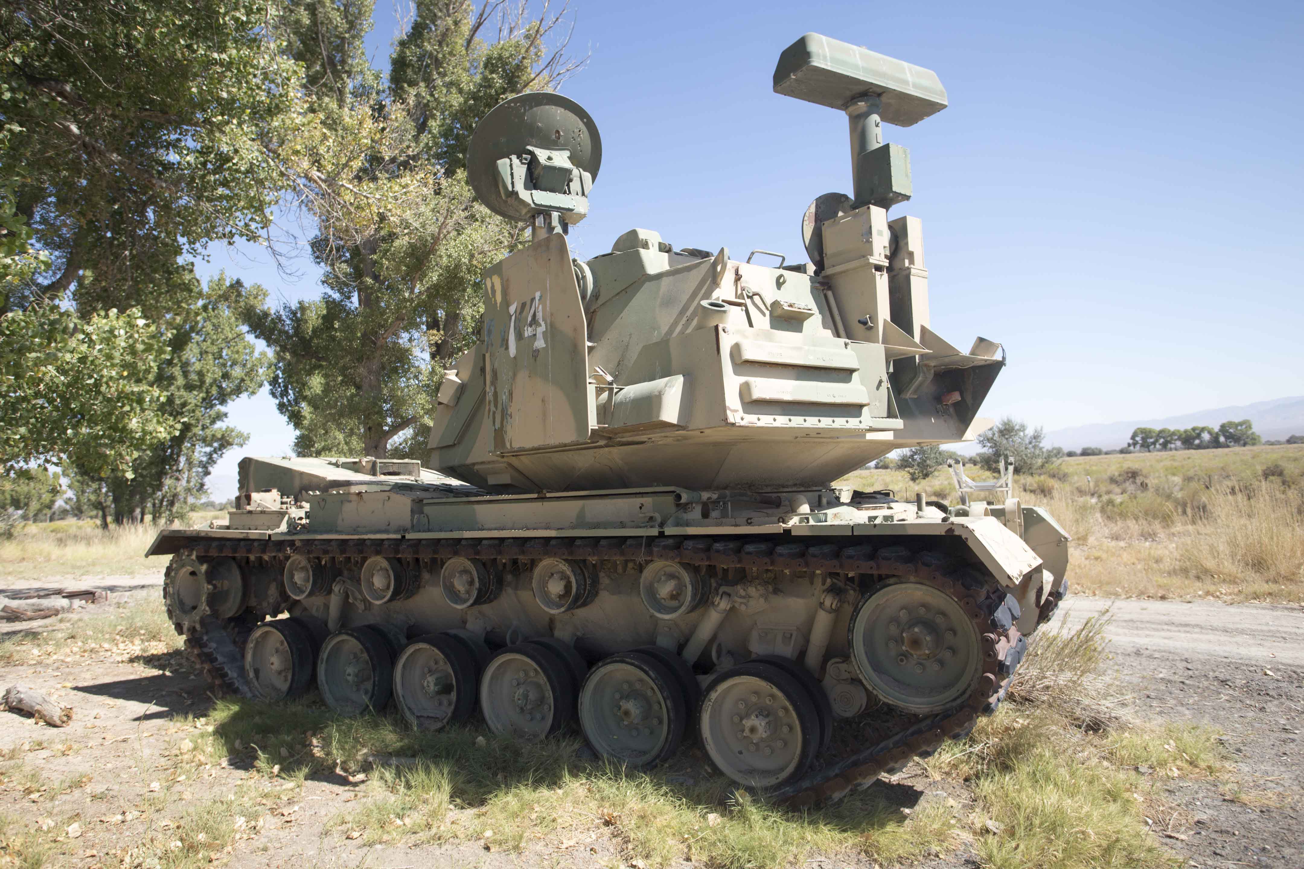 Target anti-aircraft gun