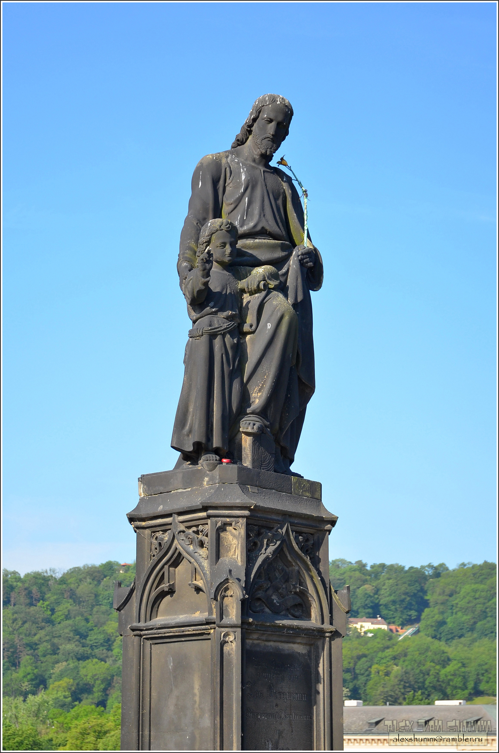 Statue of St. Joseph - Prague | sculpture