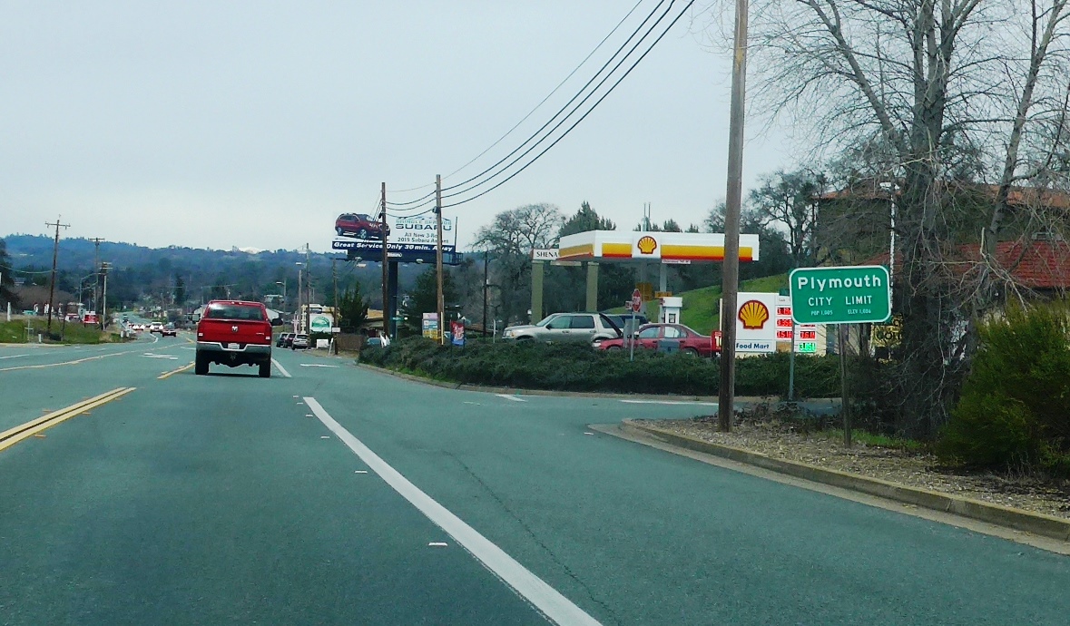 Shell Station - Plymouth, California