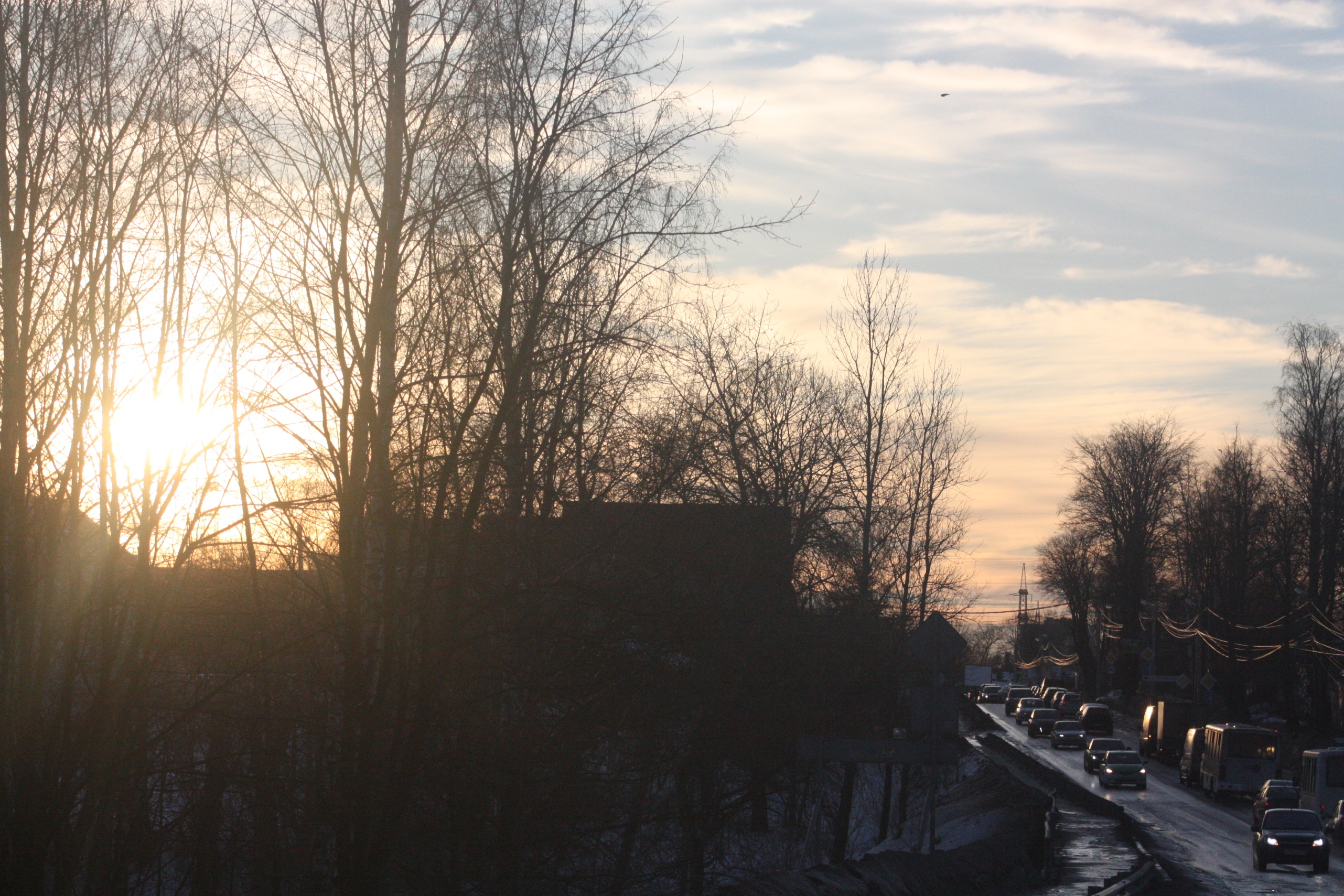 A bridge over Okhta river - Murino