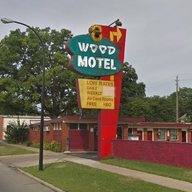 8-Wood Motel - Ferndale, Michigan