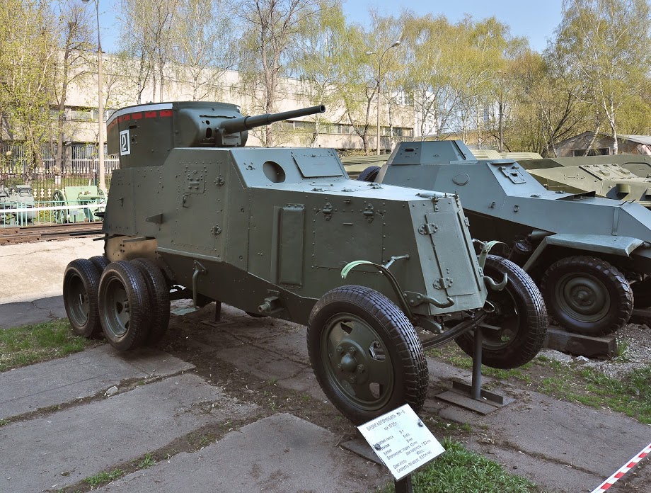 Soviet heavy armored car BA-6 - Moscow