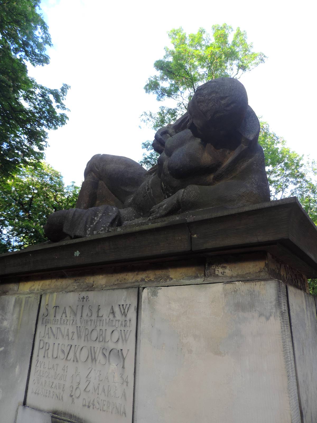 The grave of Tadeusz Pruszkowski - Warsaw