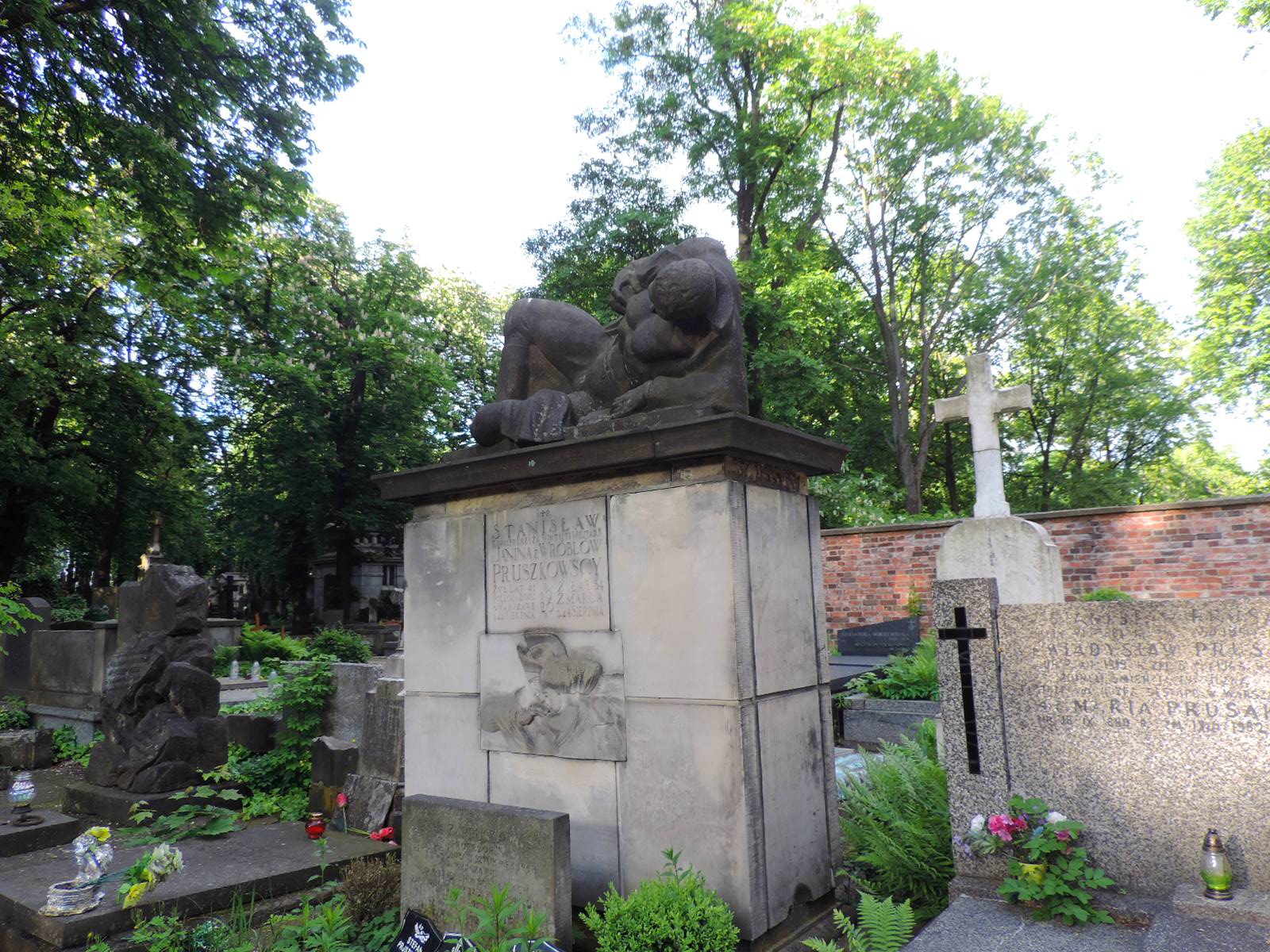 The grave of Tadeusz Pruszkowski - Warsaw