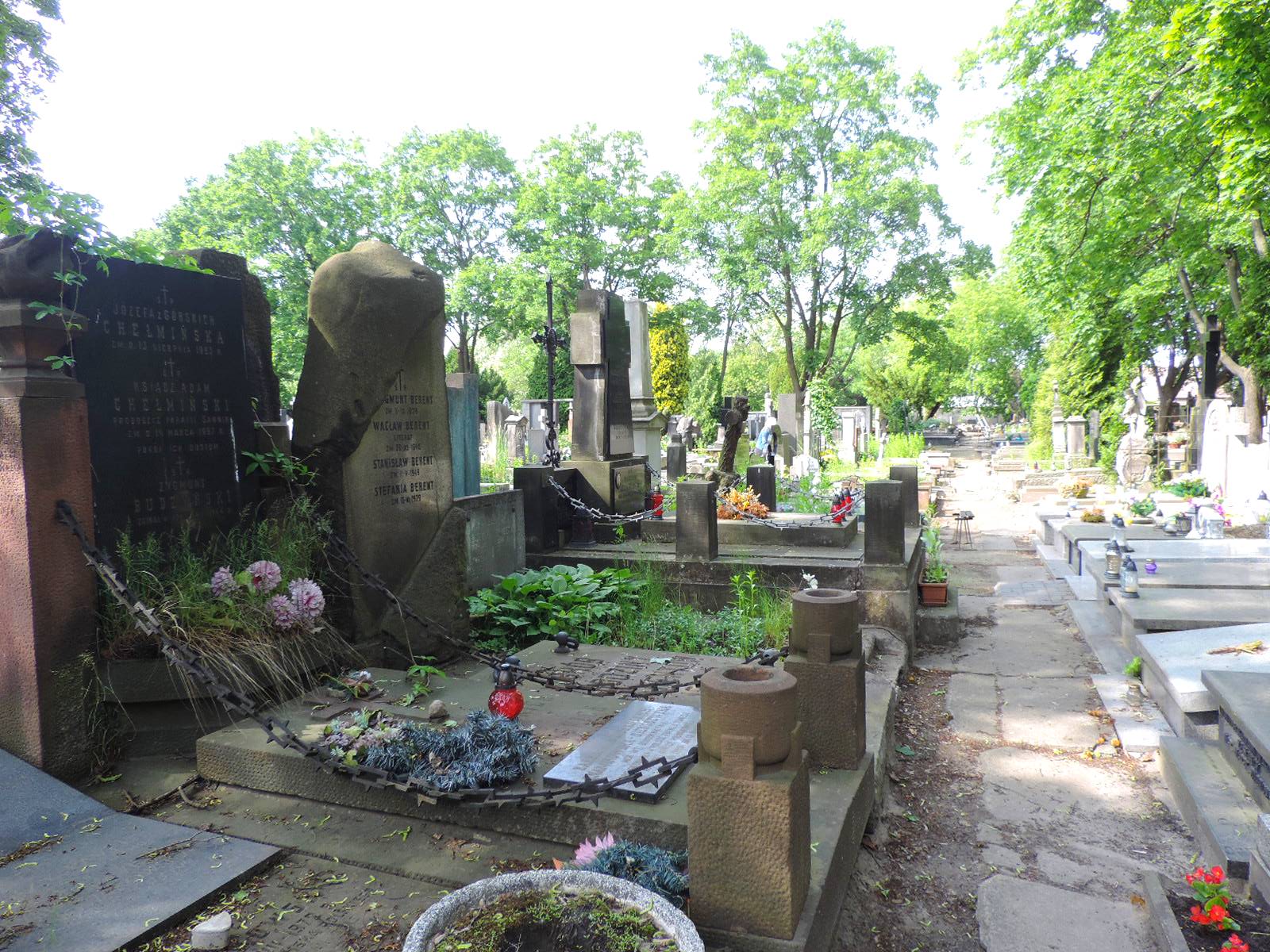 The grave of Wacław Berent - Warsaw