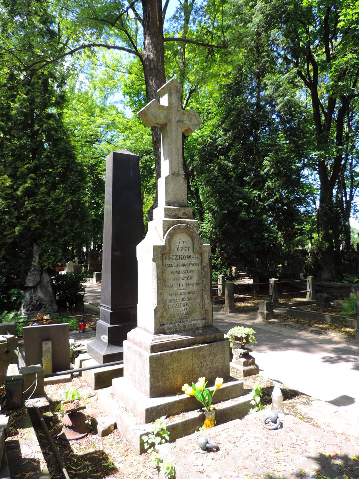 The grave of Jerzy Boczkowski - Warsaw