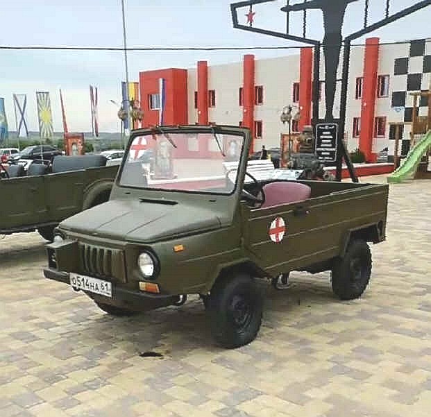 LuAZ-969M "Volyn" (sanitary version) vehicle on display - Kamensk ...