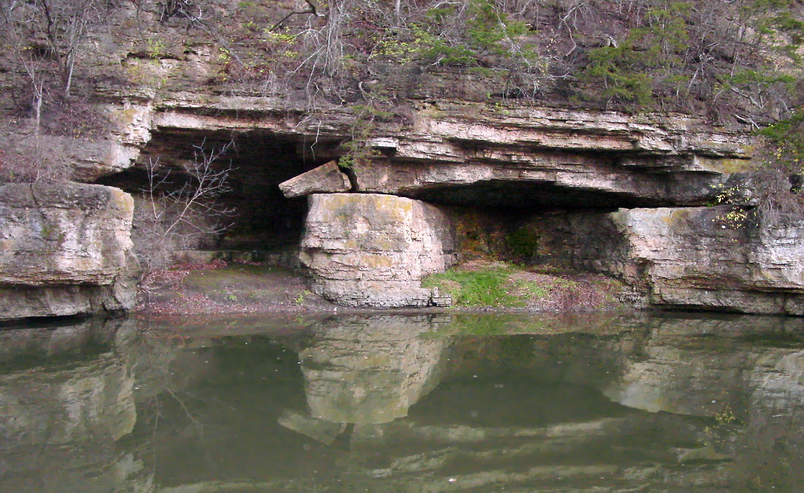 Twin Caves at Krape Park - Freeport, Illinois