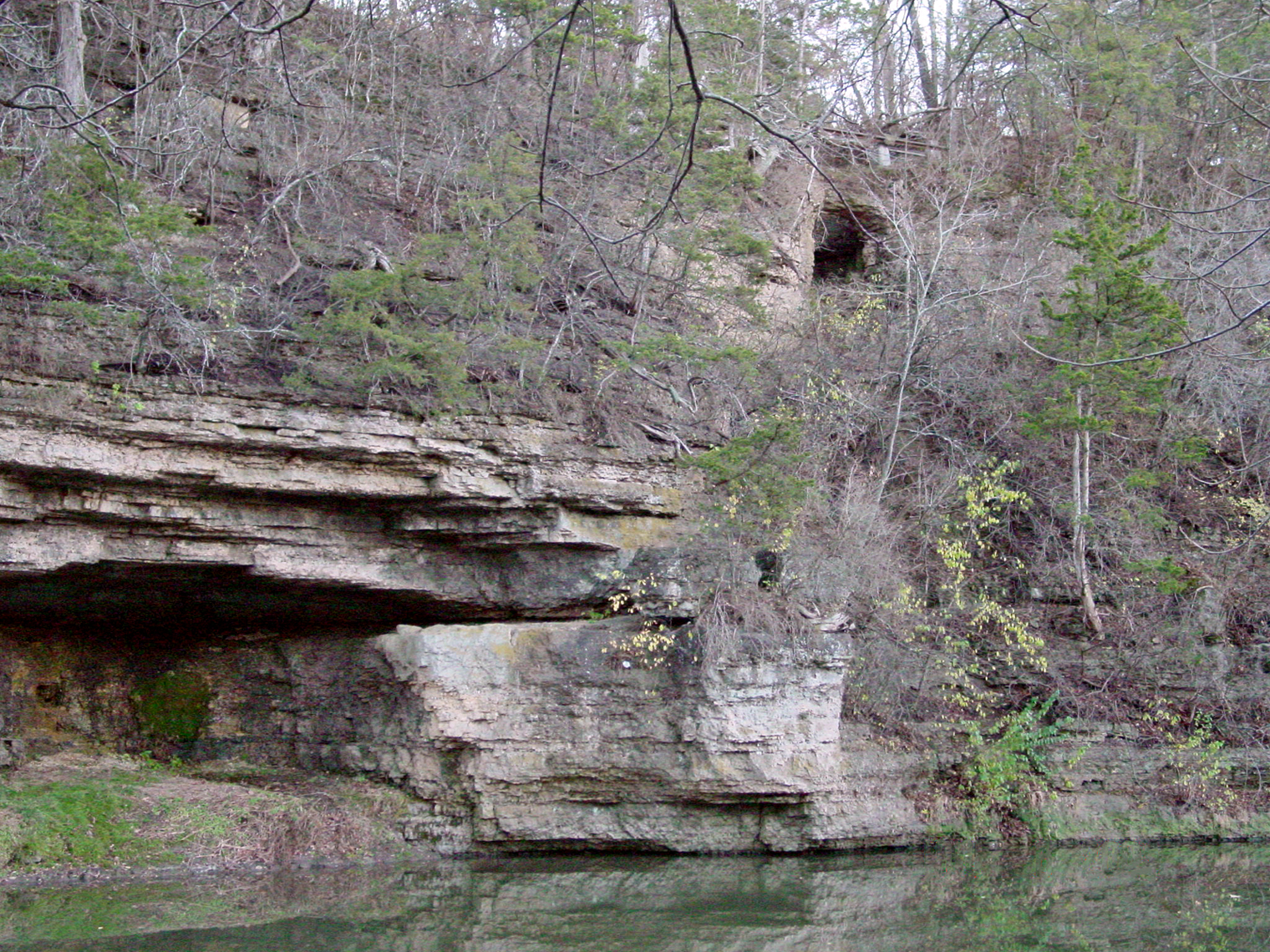 Twin Caves at Krape Park - Freeport, Illinois