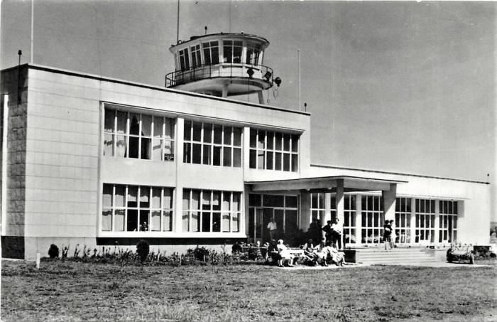 The old airport terminal