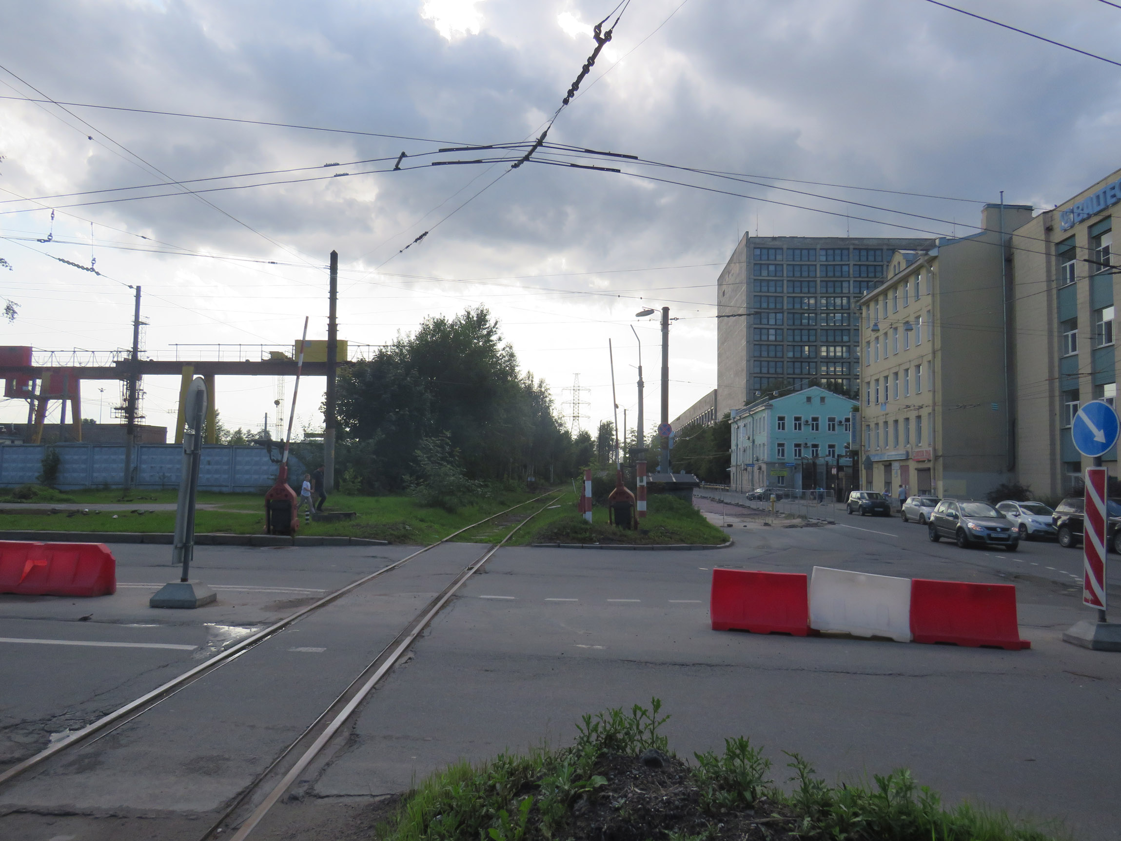 Железнодорожный переезд - Санкт-Петербург