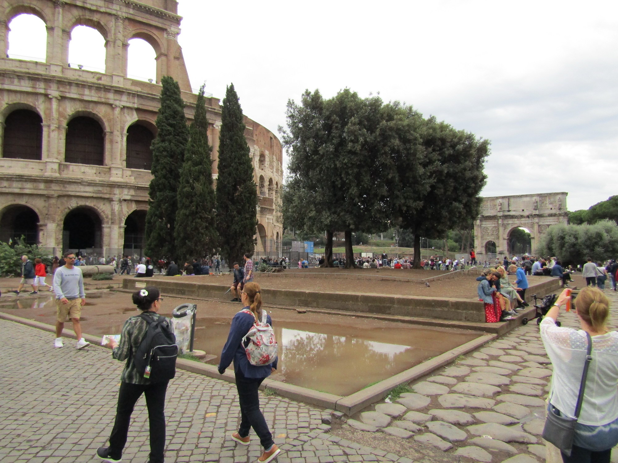 Location of the colossal statue of Nero - Rome