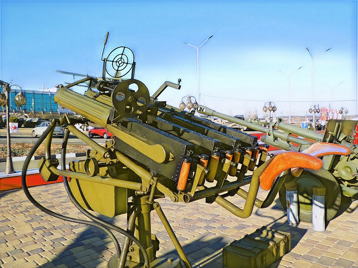 M4 quad-mounted anti-aircraft machine gun,1931 - Kamensk-Shakhtinsky