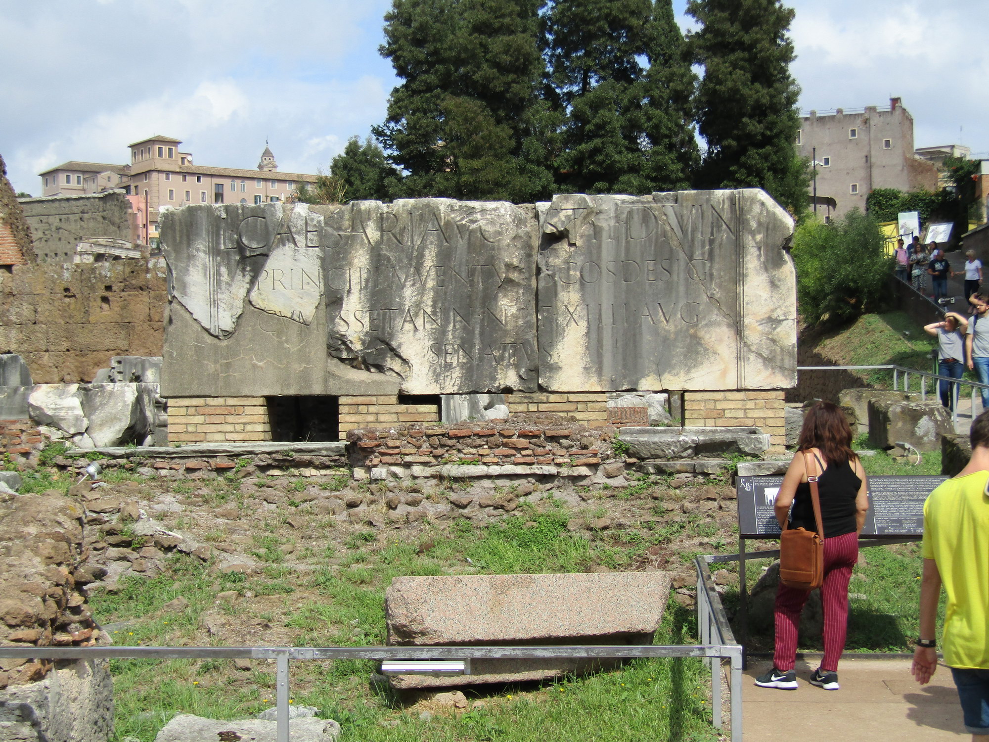 Inscription of Lucius Caesar - Rome