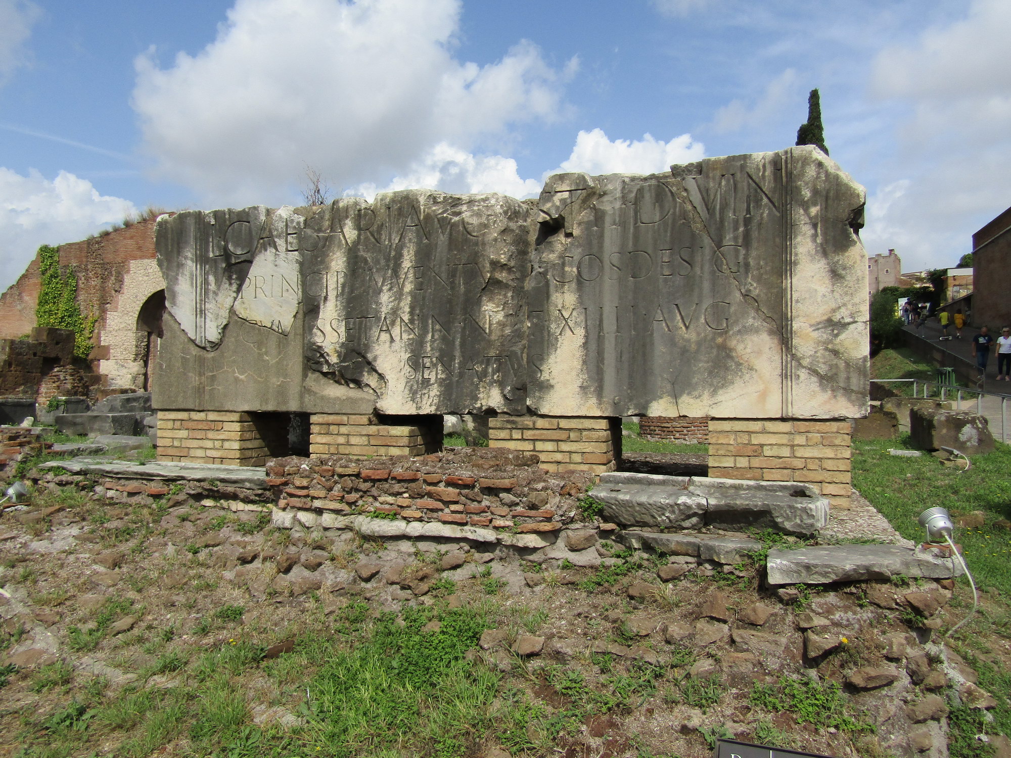Inscription of Lucius Caesar - Rome