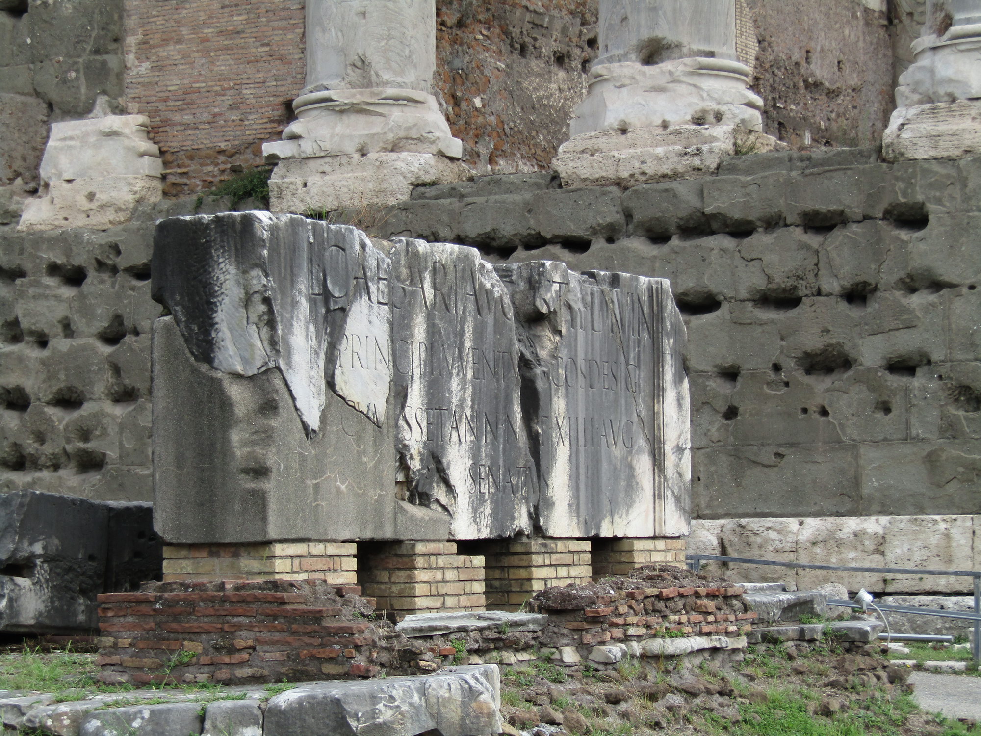 Inscription of Lucius Caesar - Rome