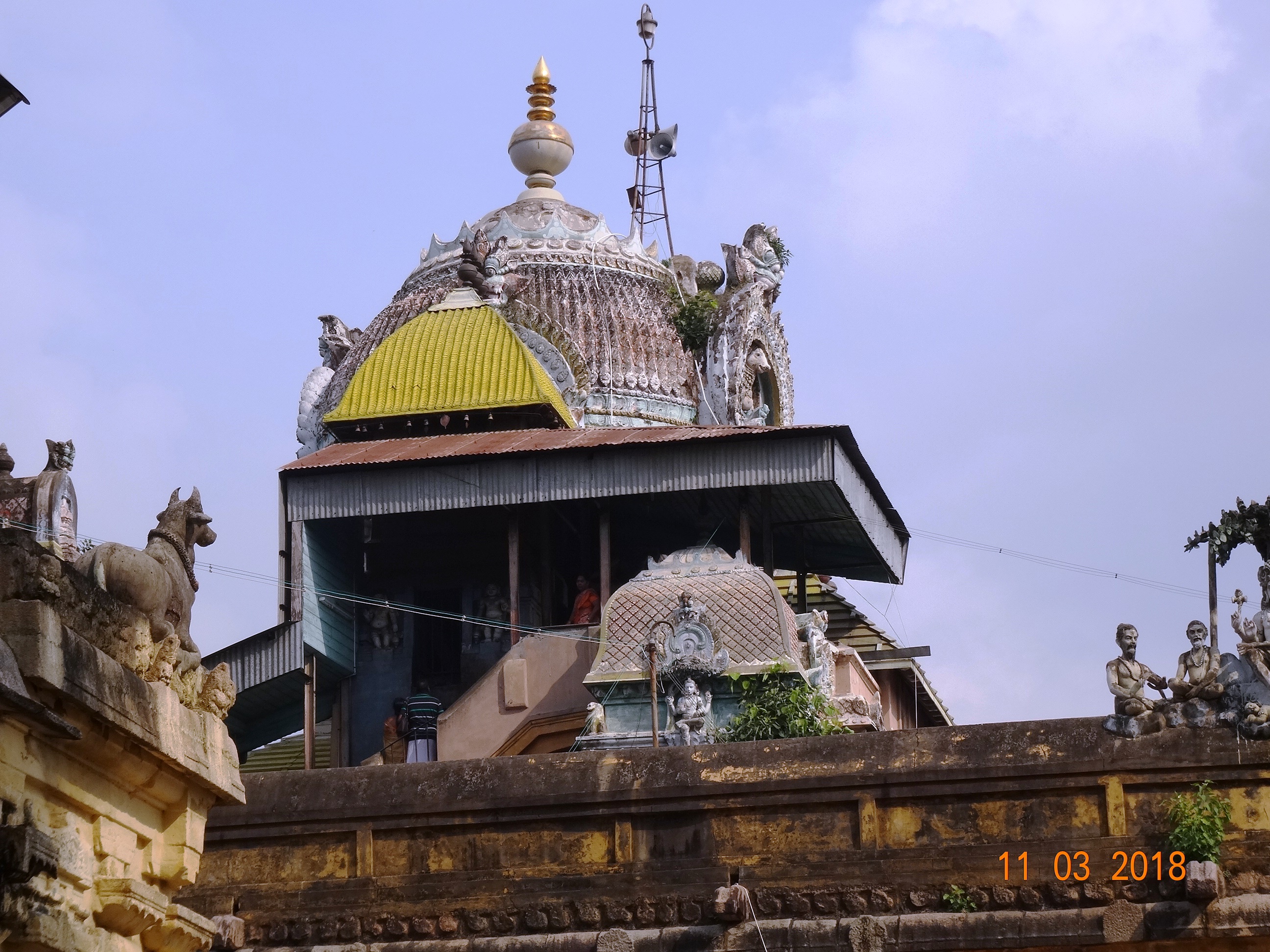 Three Tiers of the Temple of Lord Shiva - as Bhramapureeswarar (Ground ...