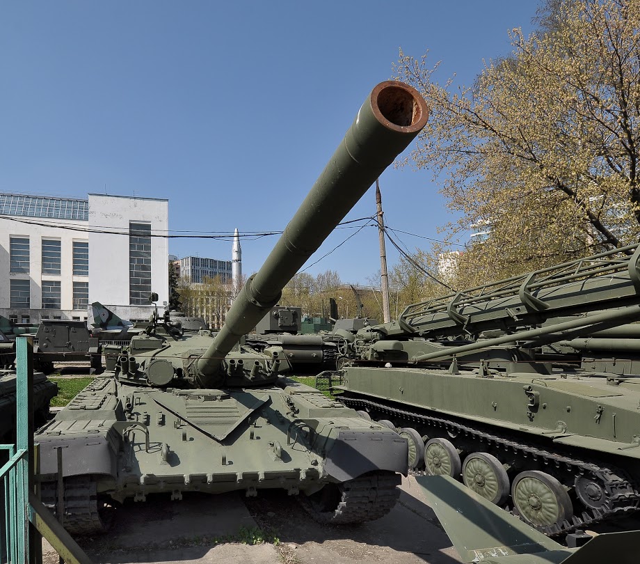 Soviet main battle tank T-80 - Moscow