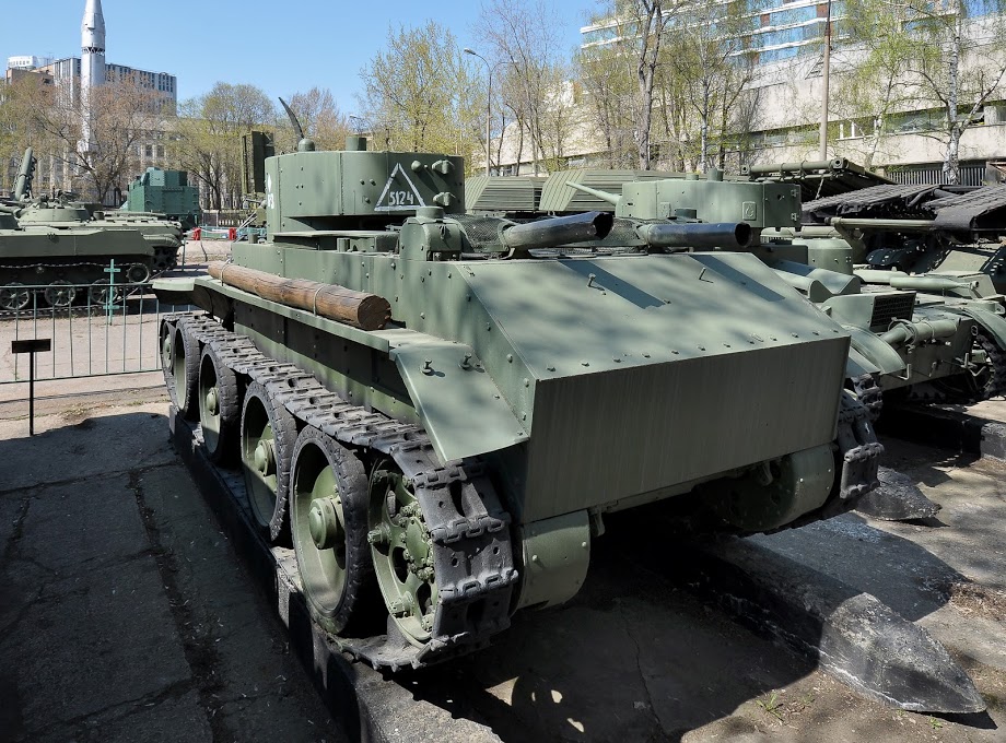 Soviet cavalry tanks BT-7 - Moscow