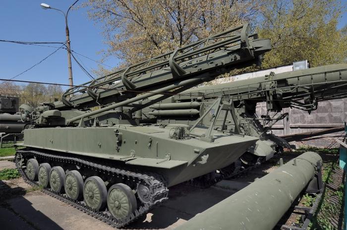 Soviet short-range artillery rocket complex 2K6 Luna (FROG) - Moscow